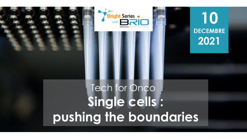 Single cells : pushing the boundaries :: Département SBM