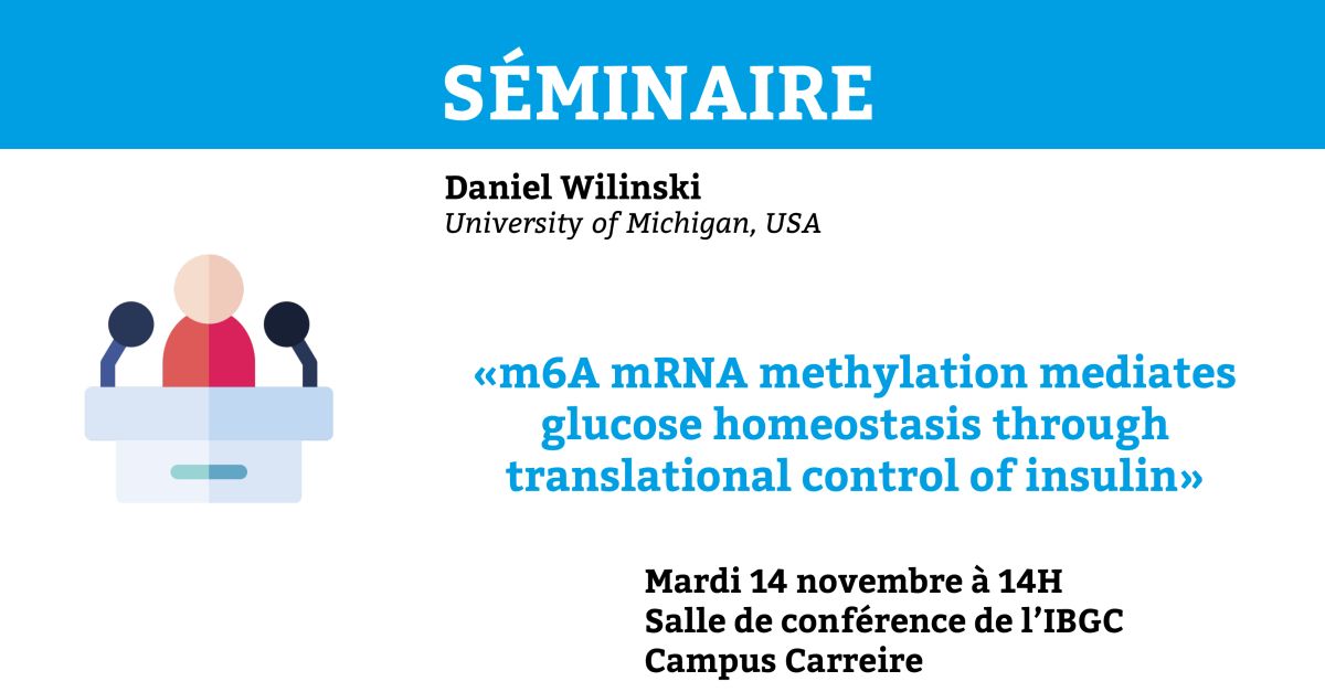 Séminaire de Daniel Wilinski :: Département SBM