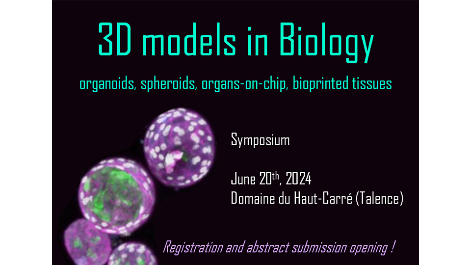 3D Models in Biology Symposium :: Département SBM
