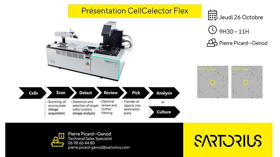 Présentation CellCelector Flex :: Département SBM